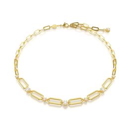 Swarovski Kette Damen Gr&ouml;&szlig;e One Size gold / transparent
