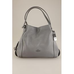 Coach Handtasche gross Leder Damen Gr&ouml;&szlig;e One Size grau