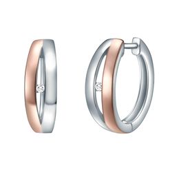 Lulu & Jane Lulu & Jane Ohrringe Damen Gr&ouml;&szlig;e One Size rosegold / silber