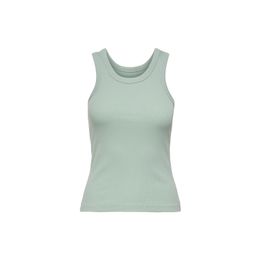 Only Damen T-Shirt "T-Shirt ONLVAL LIFE TANKTOP 1er Pack", gr&uuml;n, Gr. XS, Obermaterial: 95% Baumwolle CO. 5% Elasthan EL., Shirts