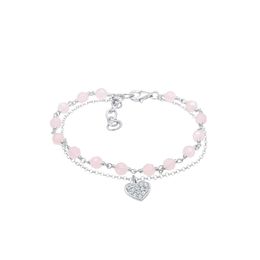 Elli Armband Damen Gr&ouml;&szlig;e 16 hellpink / silber