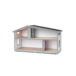 Lundby Puppenhaus Gr&ouml;&szlig;e S/XXL hellbraun / grau / rosa / wei&szlig;