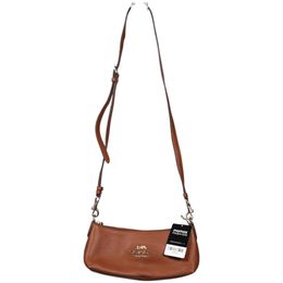 Coach Handtasche klein Leder Damen Gr&ouml;&szlig;e One Size braun