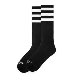 American Socks Kniestr&uuml;mpfe 'Back in Black - Knee High' Herren Gr&ouml;&szlig;e 19/55 schwarz