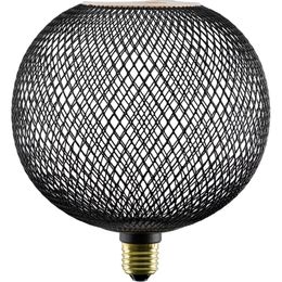 Segula LED-Filament "LED Floating Cage", L:200cm &Oslash;:180cmschwarz, Leuchtmittel, LED Floating Cage Globe 180 black, E27, 5W, 2200K, 350lm