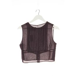 Chanel Top / Seidentop Damen Gr&ouml;&szlig;e S dunkellila