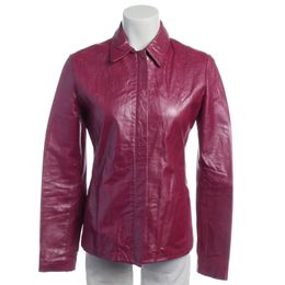 Versace Lederjacke / Ledermantel Damen Gr&ouml;&szlig;e S rosa