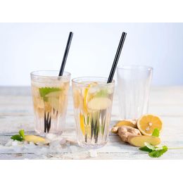 BUDDY'S Becher, &Oslash; 8cm, 300ml, 6 Stk., transparent, Trinkgef&auml;&szlig;e, 300 ml, 6-teilig