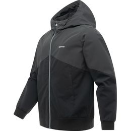 Ragwear Herren Funktionsjacke "Sherwend", schwarz, Gr. M, Obermaterial 1: 94% Polyester, 6% Elasthan. Obermaterial 2: 100% Polyester. Innenfutter: