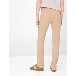 Brax Damen 5-Pocket-Jeans "Style CAROLA"hellbeige, Gr. 42, Denim/Jeans, 45% Baumwolle, 44% Lyocell, 9% Elastomultiester, 2% Elasthan, Jeans
