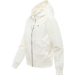 Ragwear Damen Anorak "Kissi"ivory, Gr. XXL, Obermaterial: 100% Nylon. Innenfutter: 100% Polyester, Jacken, Wasserdichte &Uuml;bergangsjacke mit Kapuze