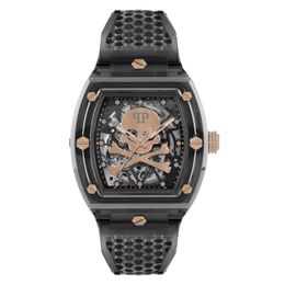 Philipp Plein Watches Uhr Herren Gr&ouml;&szlig;e One Size rosegold / schwarz