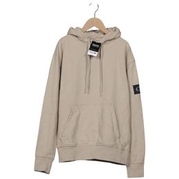 Calvin Klein Jeans Kapuzenpullover Herren Gr&ouml;&szlig;e L beige