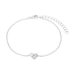 Amor Armband Damen Gr&ouml;&szlig;e One Size silber / transparent