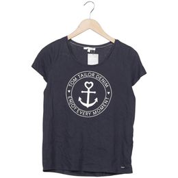 Tom Tailor Denim T-Shirt Damen Gr&ouml;&szlig;e M marine