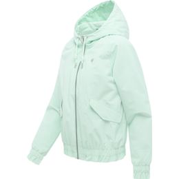 Ragwear Damen Anorak "Kissi"mint, Gr. XL, Obermaterial: 100% Nylon. Innenfutter: 100% Polyester, Jacken, Wasserdichte &Uuml;bergangsjacke mit Kapuze