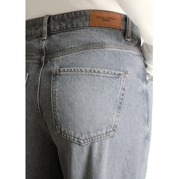 Marc O'Polo Damen Weite Jeans "aus Bio-Baumwolle ohne Stretch", grau, Gr. 31, MARC O'POLO DENIM, unifarben, Obermaterial: 100% Baumwolle, Jeans