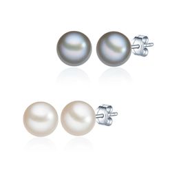Valero Pearls Ohrringe Damen Gr&ouml;&szlig;e One Size silber / wei&szlig;