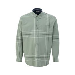 s.Oliver Hemd Herren Gr&ouml;&szlig;e XXXL khaki / pastellgr&uuml;n / offwhite
