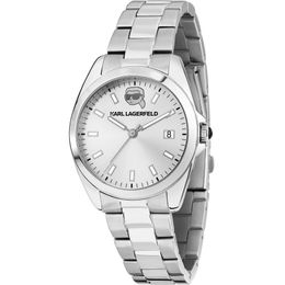 K by KARL LAGERFELD Karl Lagerfeld Uhr Damen Gr&ouml;&szlig;e One Size silbergrau / silber