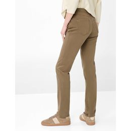 Brax Damen 5-Pocket-Hose "Style MARY", braun, Gr. 92, Web, 72% Lyocell, 18% Baumwolle, 8% Elastomultiester, 2% Elasthan, Hosen