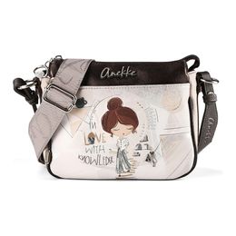 Anekke Schultertasche 'Sophia' Damen Gr&ouml;&szlig;e One Size hellbeige / braun / schwarz