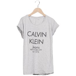 Calvin Klein Jeans T-Shirt Damen Gr&ouml;&szlig;e M grau