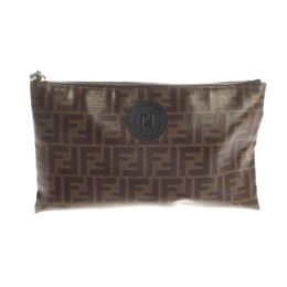 Fendi Clutch Damen Gr&ouml;&szlig;e One Size braun