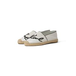 K by KARL LAGERFELD Karl Lagerfeld Classic Flats ' KAMINI SLIP ON ' female White size 39