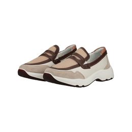 Ara Damen Slipper "Ara Slipper Leder/Mesh", Gr. 40, braun, Leder, Textil, Schuhe