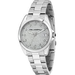 K by KARL LAGERFELD Karl Lagerfeld Uhr 'Boss Novia' Damen Gr&ouml;&szlig;e One Size silber