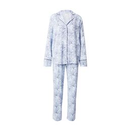 Triumph Pyjama Damen Gr&ouml;&szlig;e S marine / hellblau Winterkleid