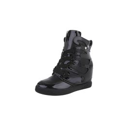Ital-Design Stiefelette Damen Gr&ouml;&szlig;e 36 schwarz Winterschuhe
