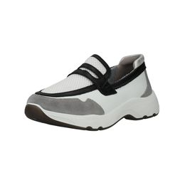 Ara Damen Slipper "Ara Slipper Leder/Mesh", Gr. 38, schwarz-wei&szlig;, Leder, Textil, Schuhe