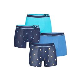 Happy Shorts Boxershorts Herren Gr&ouml;&szlig;e XXL blau / marine / t&uuml;rkis