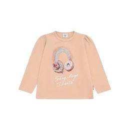 HUST & CLAIRE Hust & Claire Shirt 'Donut-Kopfh&ouml;rer' M&auml;dchen Gr&ouml;&szlig;e 104 ecru / apricot / pink
