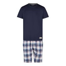 Phil & Co. Berlin Pyjama kurz Herren Gr&ouml;&szlig;e XL dunkelblau