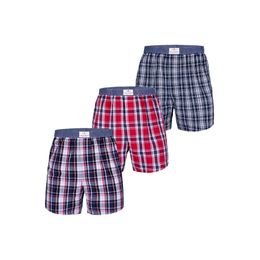 Luca David Boxershorts 'Olden Glory' Herren Gr&ouml;&szlig;e S navy / rot / offwhite