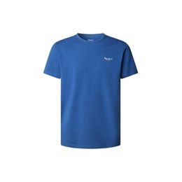 Pepe Jeans T-Shirt Herren Gr&ouml;&szlig;e XS enzian / wei&szlig;
