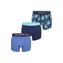 Happy Shorts Retro Pants ' Motive ' Herren Gr&ouml;&szlig;e L blau / t&uuml;rkis / mischfarben