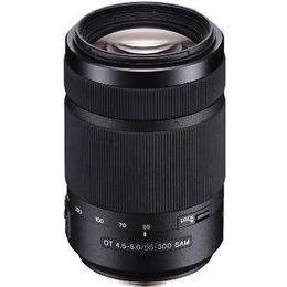 Sony 55-300 mm F4.5-5.6 DT SAM 62 mm Filtergewinde (Sony A-mount Anschluss) schwarz
