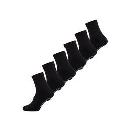 Nur Die Freizeitsocken ' Stoppersocke Silikondruck ' Herren Gr&ouml;&szlig;e 43/46 schwarz