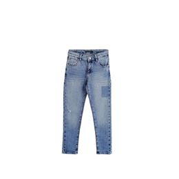 Solang Hose Denim Stretch Slim-Fit Jungen Gr&ouml;&szlig;e 128 blau