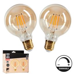 hofstein E27 2er Set LED 6 Watt 2200 Kelvin 650 Lumen
