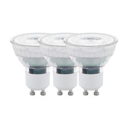 Eglo Leuchten Eglo 3er Set LED GU10 4,5 Watt 2700 Kelvin 345 Lumen