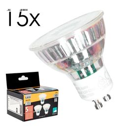 hofstein LED GU10 15er Set 4,5 Watt 2700 Kelvin 345 Lumen