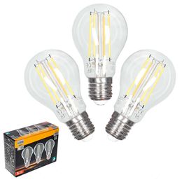 hofstein LED Leuchtmittel E27 2700 Kelvin 6,5 Watt 810 Lumen 3-er