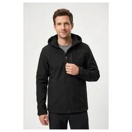 Softshelljacke Killtec "KOS 369 MN SFTSHLL JCKT", Herren, Gr. M, schwarz, Obermaterial: 90% Polyester, 10% Elasthan. Futter: 100% Polyester, Jacken Softshelljacke, &Uuml;bergangsjacke