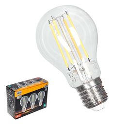 hofstein LED Leuchtmittel E27 2700 Kelvin 6,5 Watt 810 Lumen 3-er