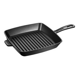 Staub Grill Pans American Grill 26 cm, Gusseisen, Schwarz